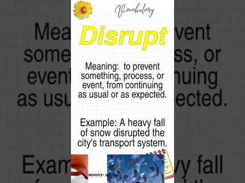 IELTS Vocab #97 Disrupt #Shorts