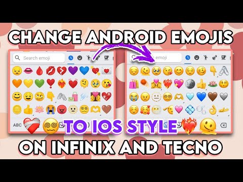 Change Android Emojis to iOS 16 on Infinix and Tecno