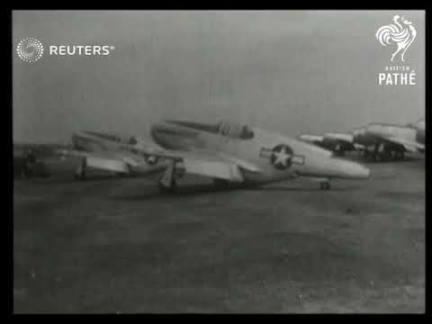 Allied armaments massed for invasion (1944)