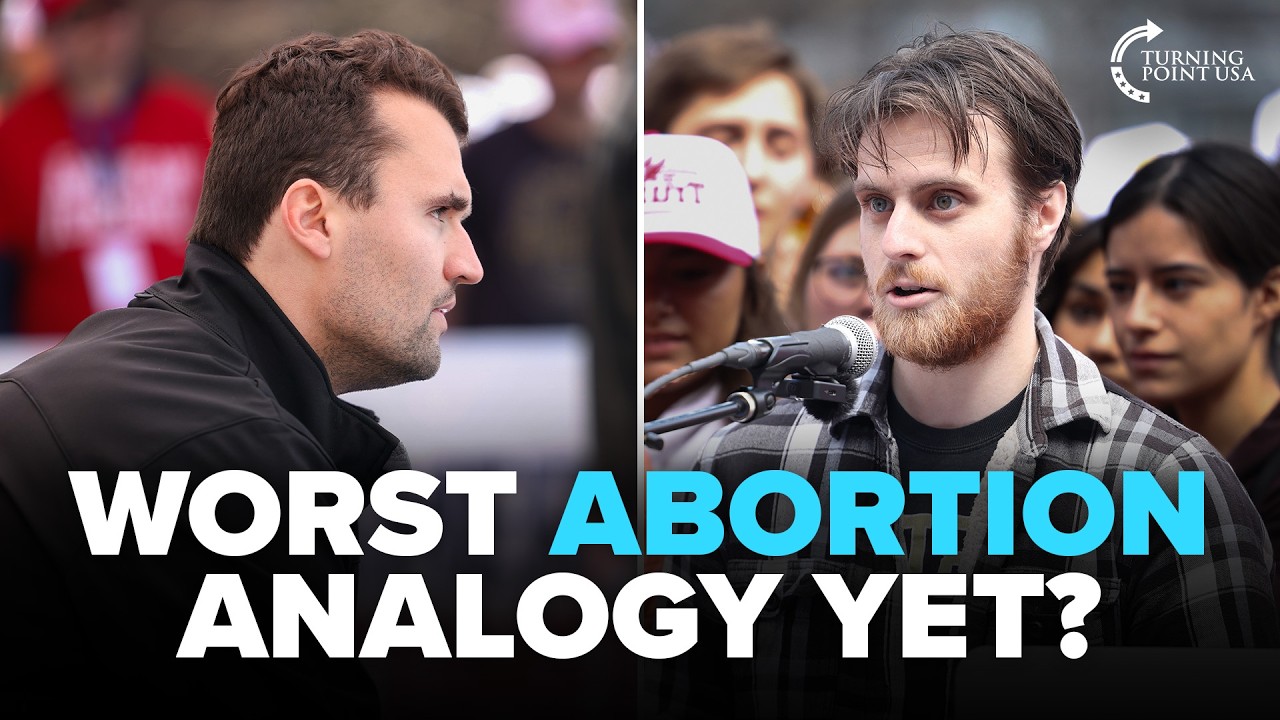 Student Compares Pregnancy to Housing a Stranger | Charlie Kirk Debate