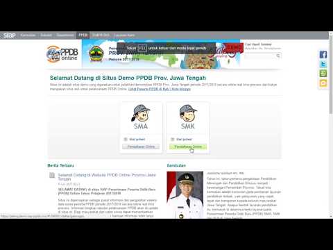 Demo Pendaftaran PPDB SMK 2017