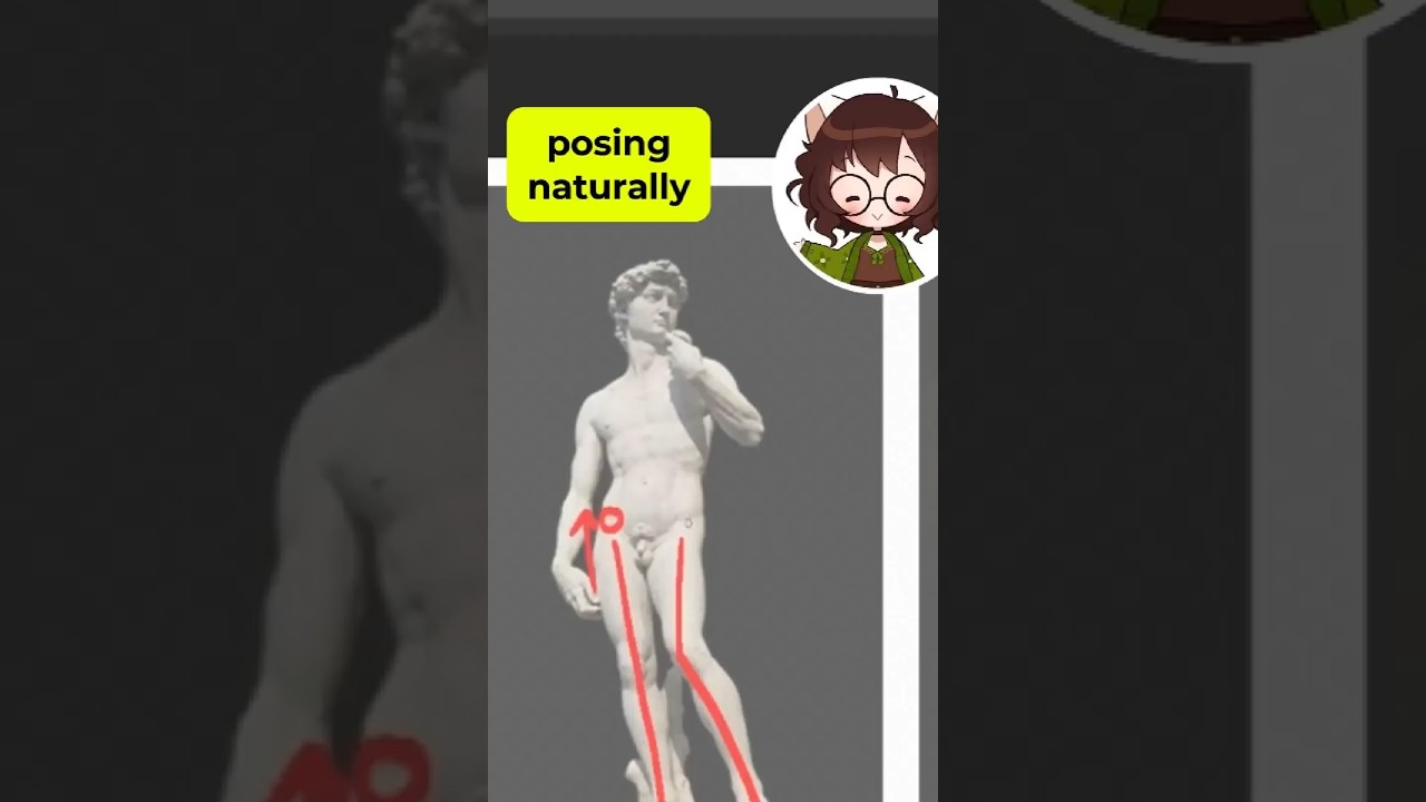 Want to add dynamism to your poses? ✨ #arttips #howtodraw #tutorial #dynamicpose