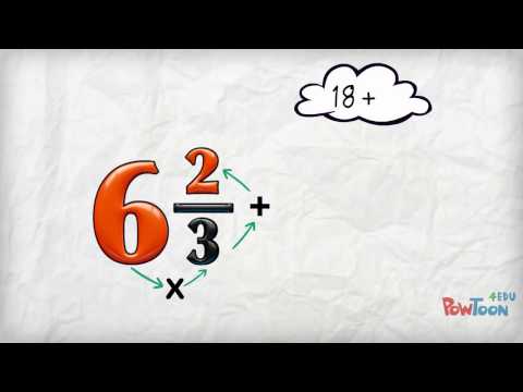 Mixed Fractions conversions into Improper fraction and Vice versa Video ...