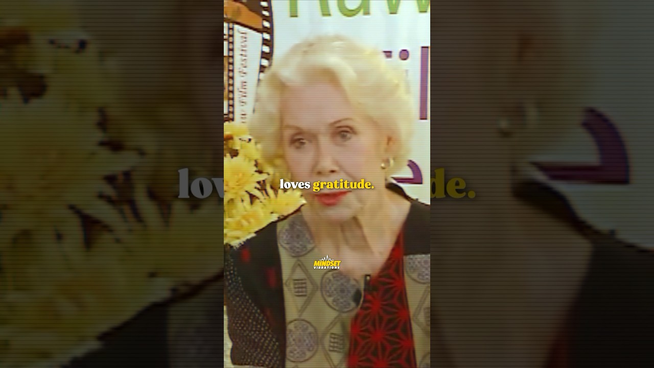 The universe LOVES gratitude - Louise Hay on MANIFESTATION