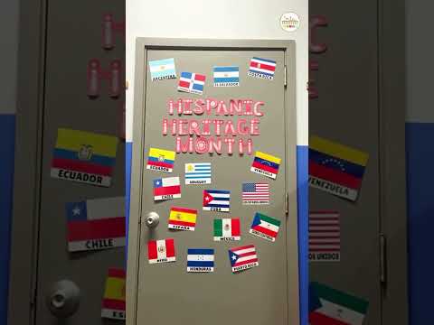 Hispanic Heritage Month Door Decorating Ideas