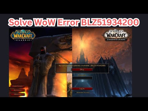 How To Solve WoW Error BLZ51934200 | Fix No Servers Currently Available in World of Warcraft