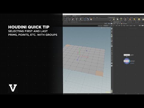 Houdini Quick Tip: Group Select First and Last Prims, Points, Etc.
