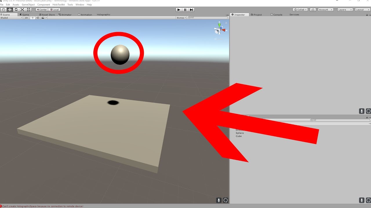 How to make a ball bounce in Unity?
