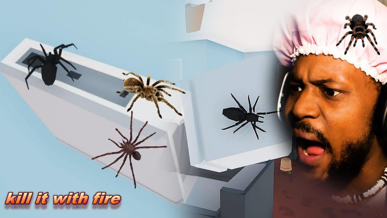WARNING: IF YOU DON'T LIKE SPIDERS DON'T WATCH | Kill It With Fire: Ignition