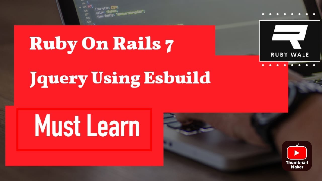 Ruby on Rails 7 with jquery and jquery-ui using esbuild in Hindi