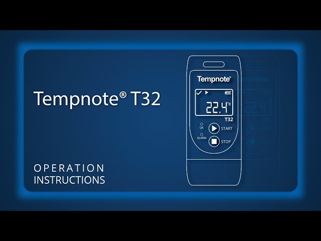 Temperature Data Logger - Tempnote T32SU - Airlines Approved Single Use Temperature Data Logger ...