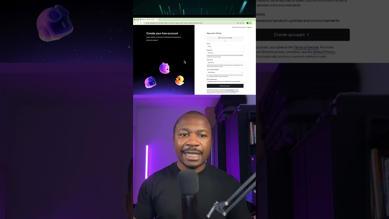 How To Create a Github Account in 60 Seconds