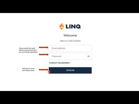 LINQ Connect - Creating Account