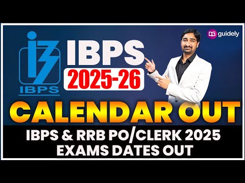 IBPS Calendar 2025-26 Out 🔥 | Know Exam Dates of RRB & IBPS Clerk/PO 2025 | Aditya Sir