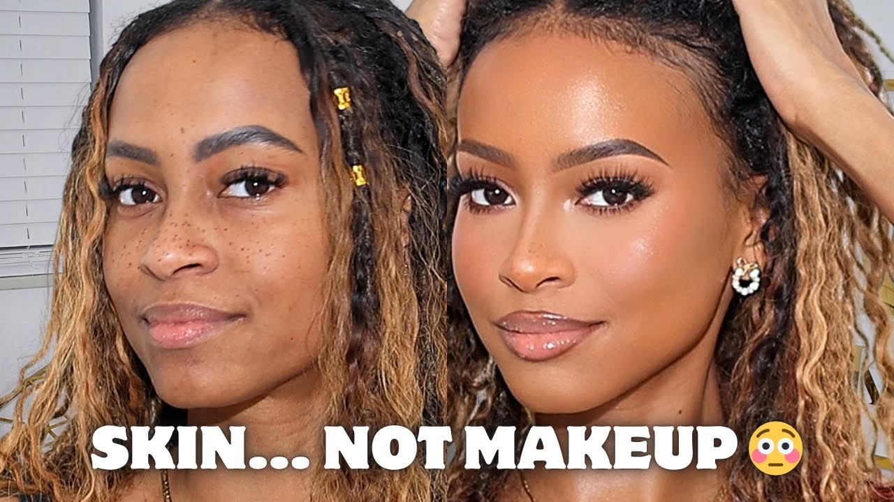 Soft Glam Makeup Tutorial for Black Women | Natural Skin-Like Glow (Step-by-Step Masterclass)