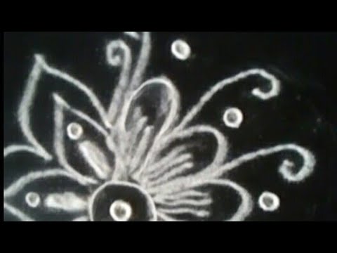 Free hand rangoli design |2022#simplerangoli