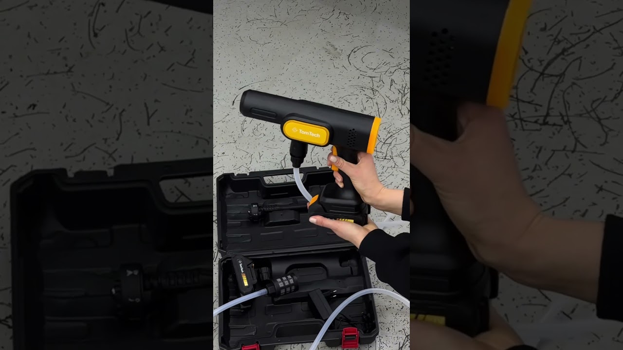 Экономя воду и время, Tomtech гарантирует идеальный уход за автомобилем и комфорт для вас