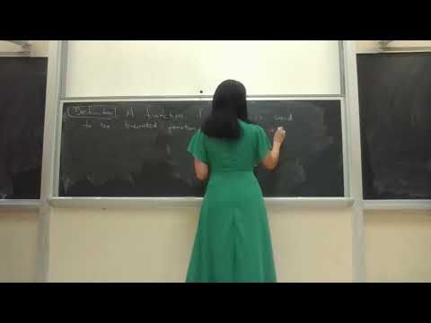 Definition of Bounded Function