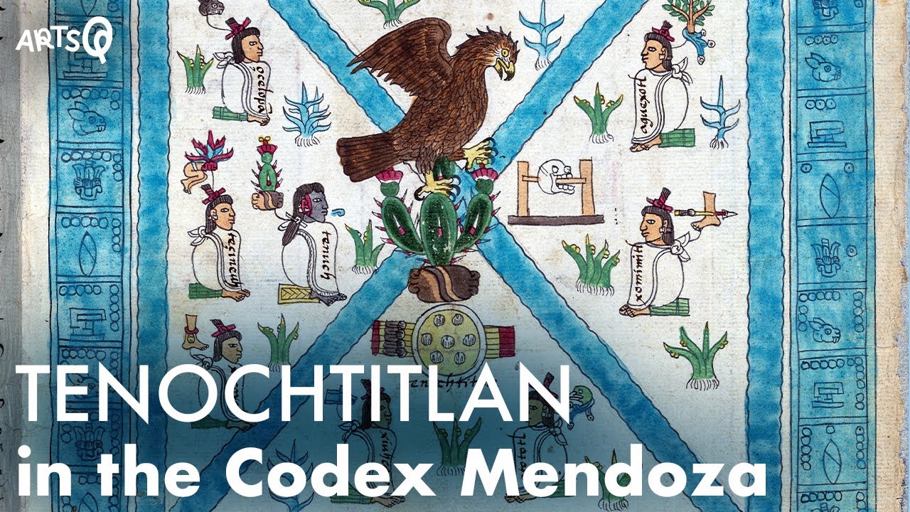 Aztec Tenochtitlan, a Map of the City in the Codex Mendoza