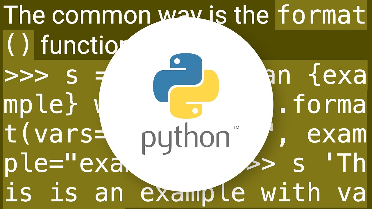 How do I create a multiline Python string with inline variables?