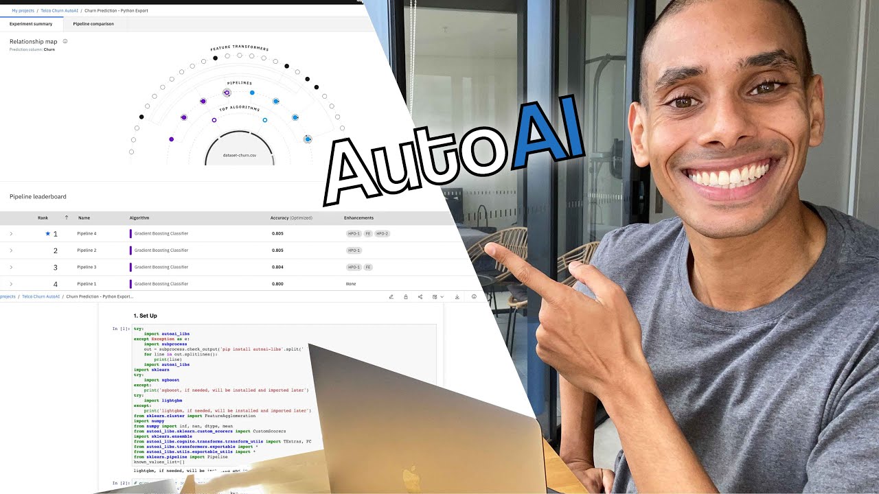 Predicting Churn with Automated Python Machine Learning