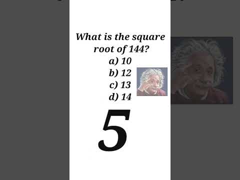 Square root | square root of 144 #shorts