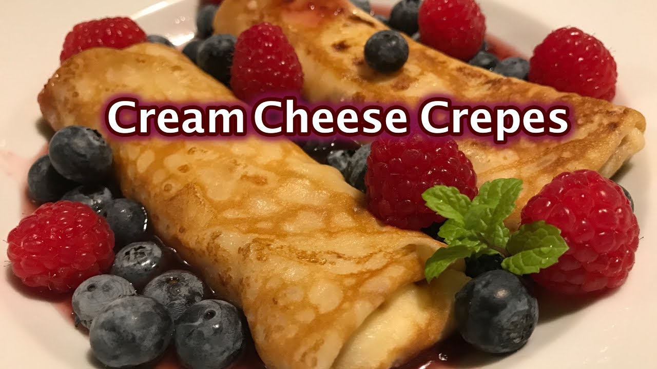 Cream Cheese Crepes recipe - How to make Cheese Crepes - Cheese blintzes recipes || Sailaja Kitchen
