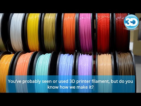 How 3D printer filament is made in our factory in Scotland | 3D Print Works