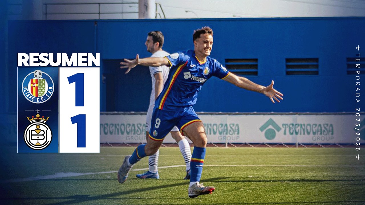 RESUMEN J25 | Getafe B 1 - 1 UB Conquense