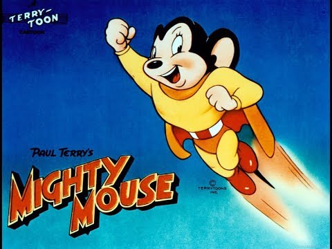 Mighty Mouse Cartoons - Mighty Mouse Episode Catastrophe Cat Scrappy's Field Day