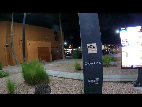 $5.03 McDonald's Drive Thru, Recording? Sausage & Egg Biscuit, Coffee, Powerade, Gila Bend, AZ, NGH