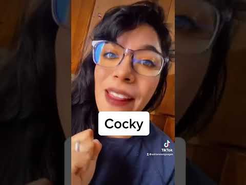 Qué significa la palabra cocky en inglés #idiomas #ingles #english #clasesdeingles #aprenderingles