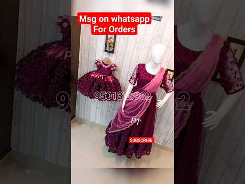 Birthday Combo for mother daughter | Baby girl dresses #babydresses #girlsdress #latestdressdesigns