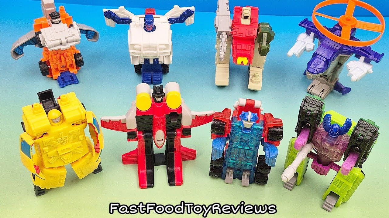 2002 TRANSFORMERS ARMADA McDONALD'S HAPPY MEAL COLLECTION VIDEO REVIEW