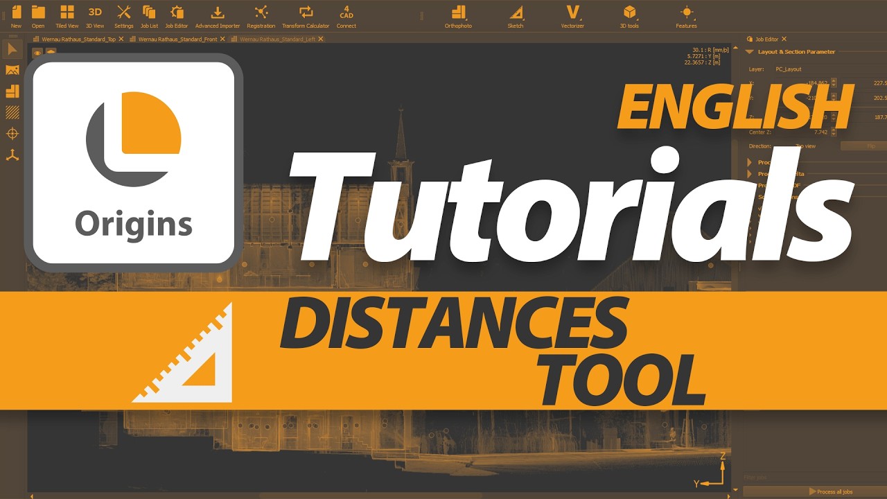PointCab Origins – Distances Tool