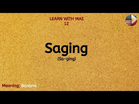 PART 46: 25 Common Tagalog words | Learn Tagalog with Mae (ENGLISH - TAGALOG VOCABULARY)