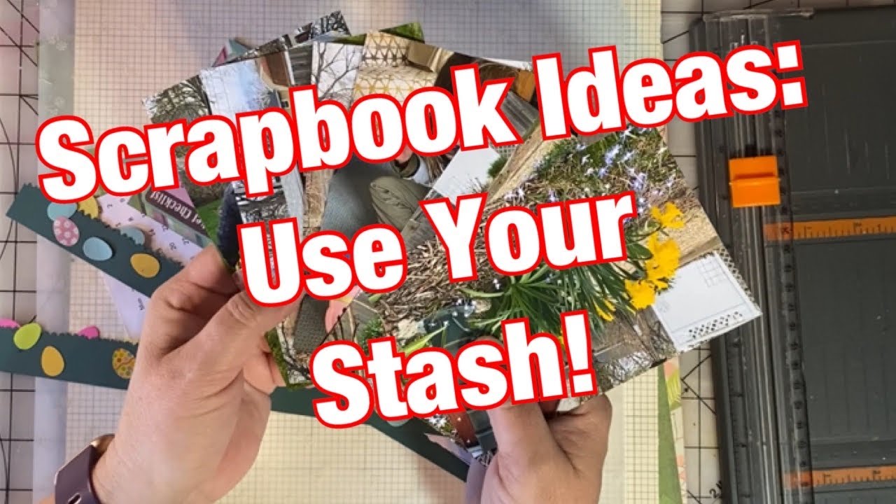 Scrapbook Your Stash: Easter Scrapbook Layout