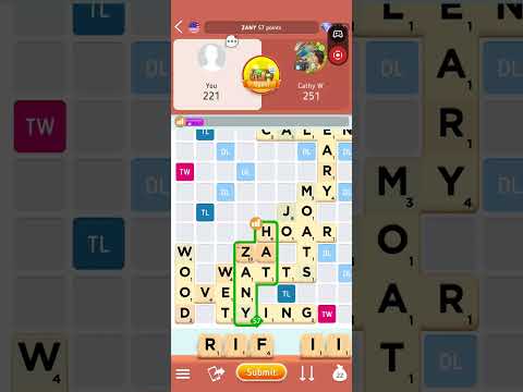 ZANY - amusingly unconventional and idiosyncratic.  #scrabble #vocabulary @ScrabbleGO