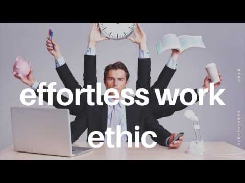 Superhuman Work Ethic 𝘢̲𝘧̲𝘧̲𝘪̲𝘳̲𝘮̲𝘢̲𝘵̲𝘪̲𝘰̲𝘯̲𝘴̲ - 𝘞𝘰𝘳𝘬 𝘪𝘴 𝘌𝘧𝘧𝘰𝘳𝘵𝘭𝘦𝘴𝘴