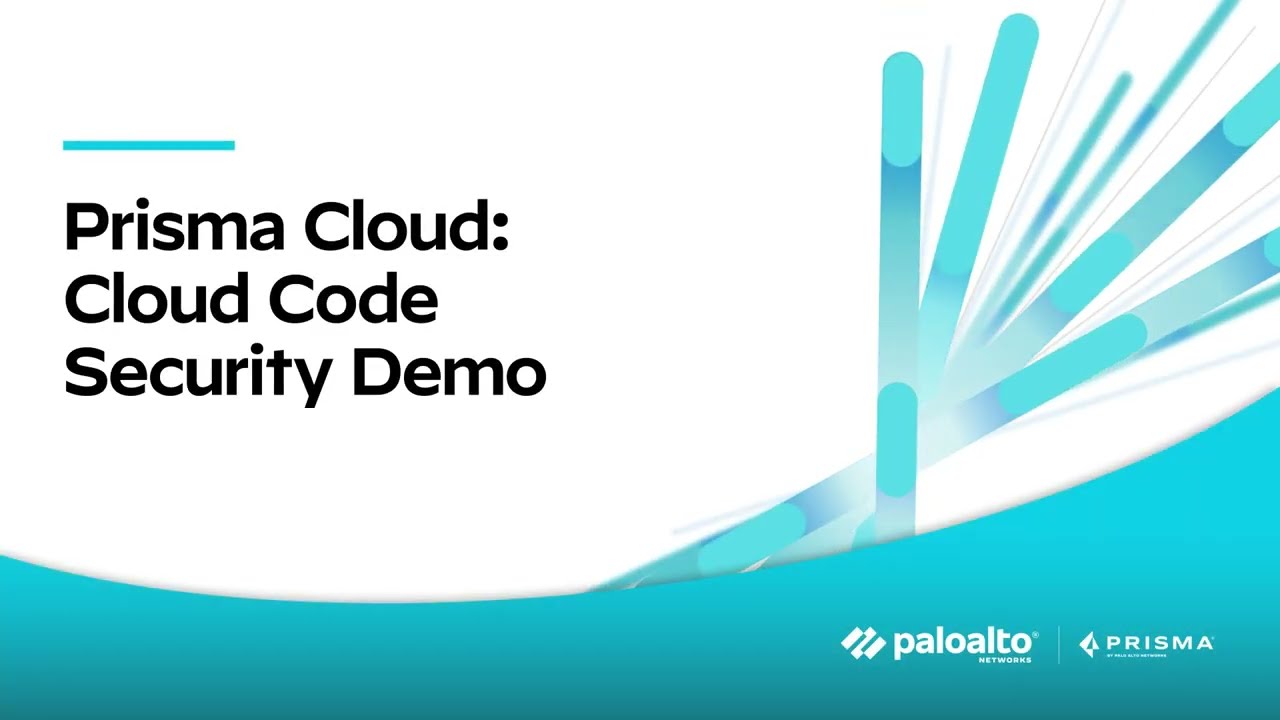 Prisma Cloud: Cloud Code Security Demo
