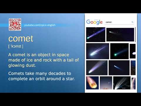 Comet : B2 level english vocabulary lesson, www.LipLix.com