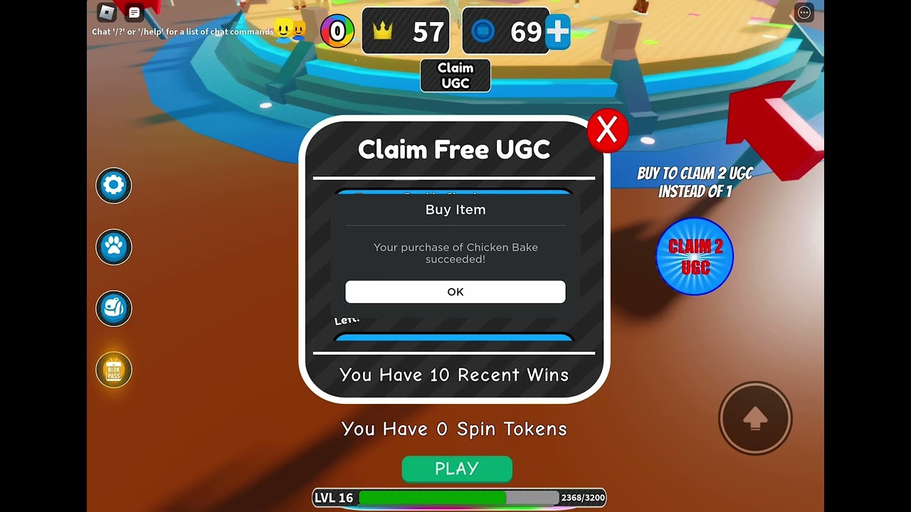 Sniping “Chicken Bake” (free ugc limited)