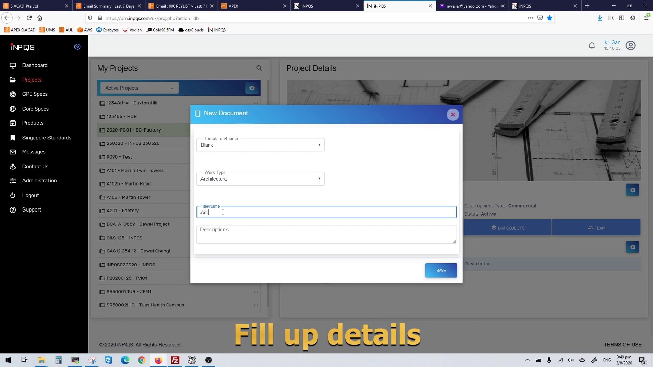 iNPQS Specification Document