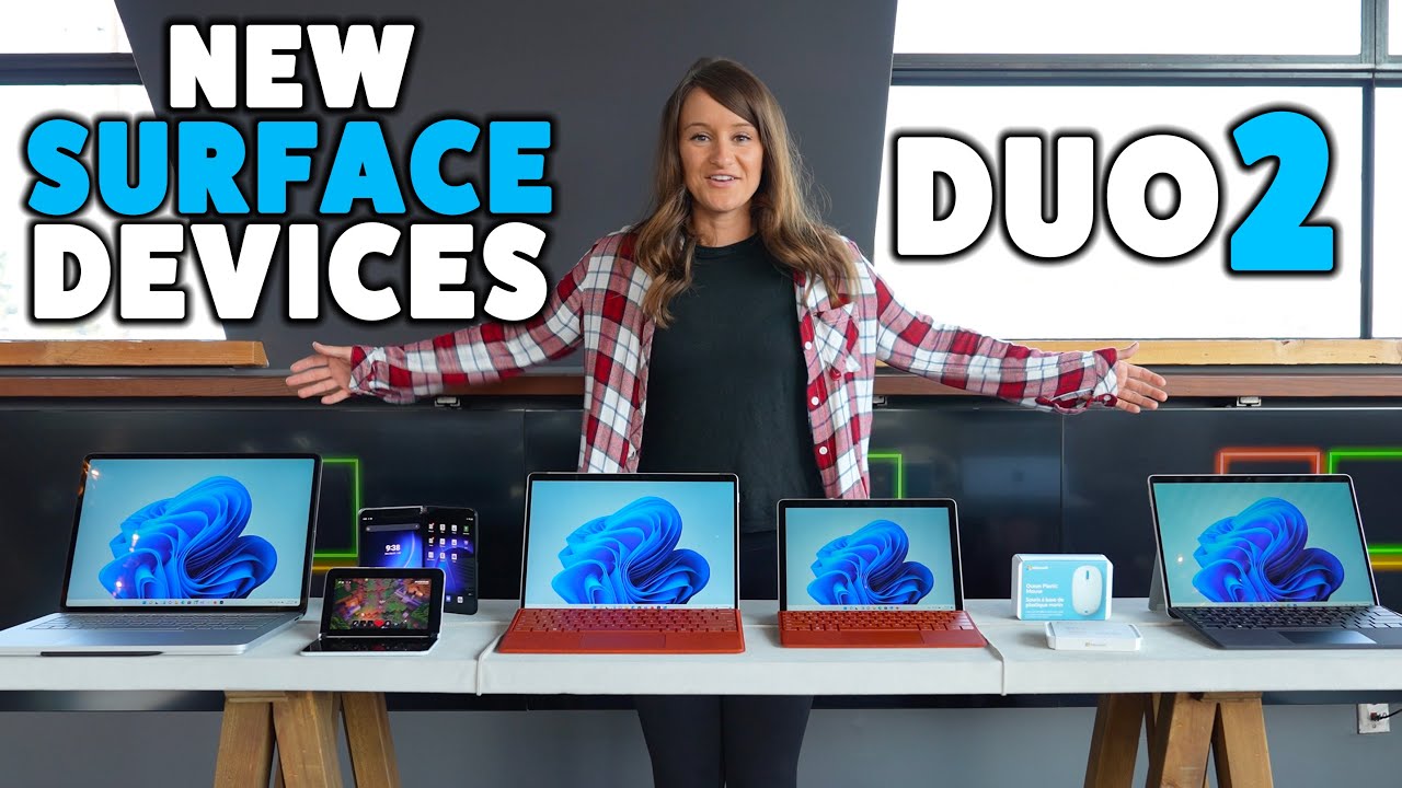 NEW Microsoft Surface Devices - Duo 2 and Laptop Studio!