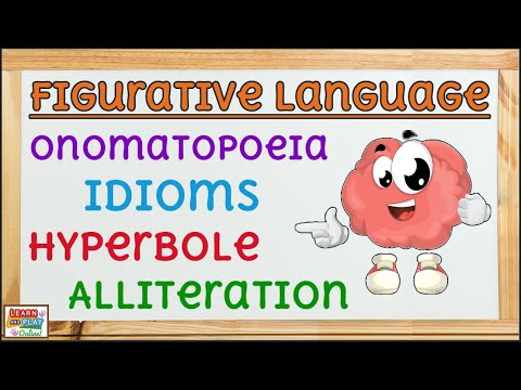Figurative language for Kids: Hyperbole's, Idioms, Onomatopoeia and Alliteration