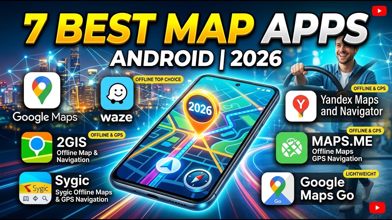 7 Best Map Apps for Android in 2026 | Ultimate Navigation Guide