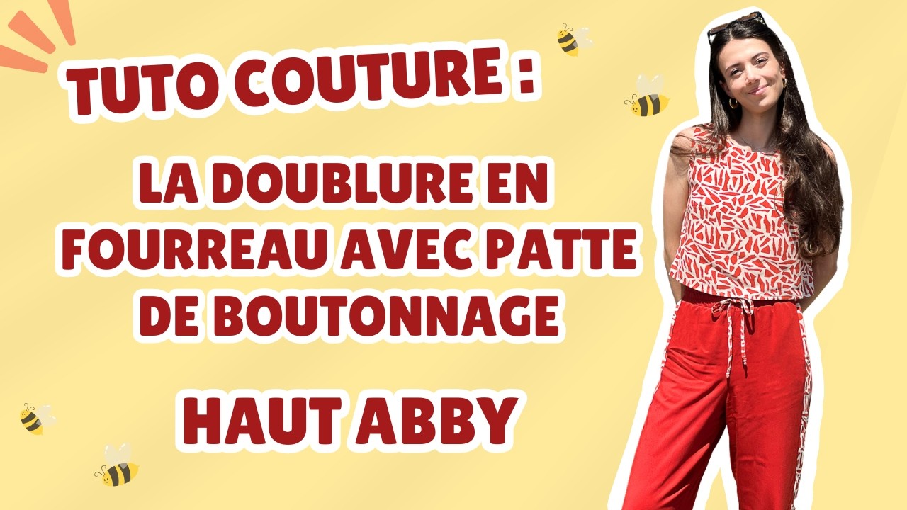 Coudre une doublure en fourreau | Burrito Method Top | Abby Sewing Tutorial