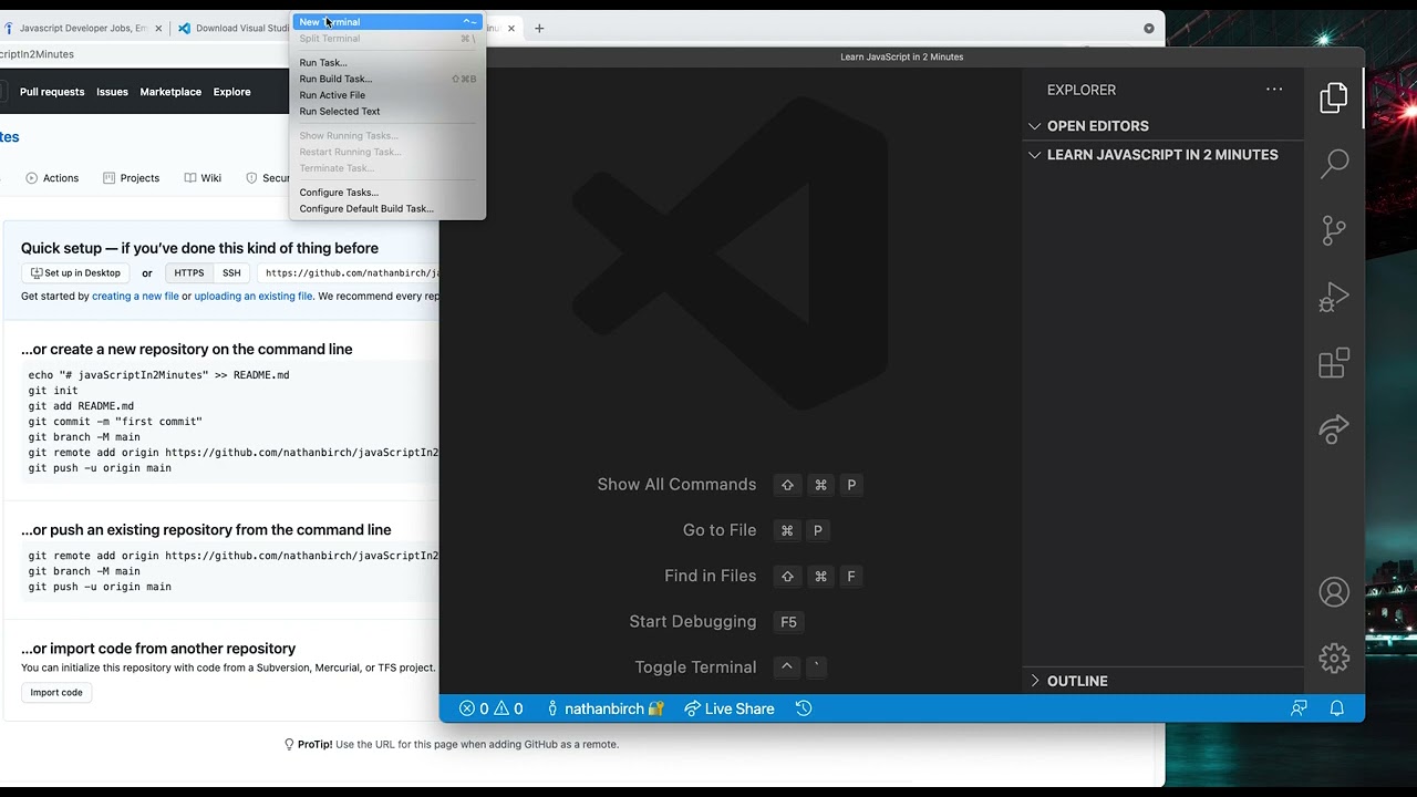 03 Create Github Repository and save all your code there