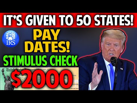 50 States Approved - Paydates Are Confirmed - $2,000 4th Stimulus Check Hitting Accounts on Friday!