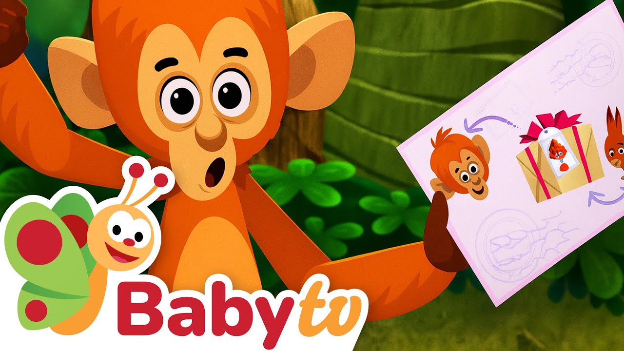 The Post Train Delivers Packages! 🚂 | Madeline the Monkey | BabyTV
